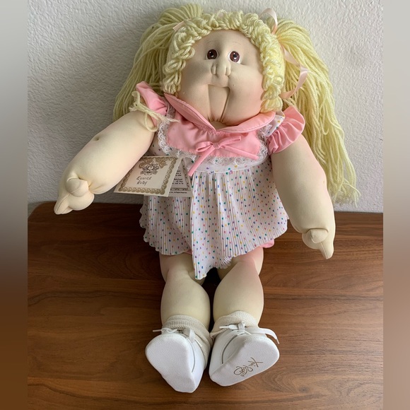 Cabbage Patch Kids | Toys | Xavier Roberts Blonde Pigtails Soft ...
